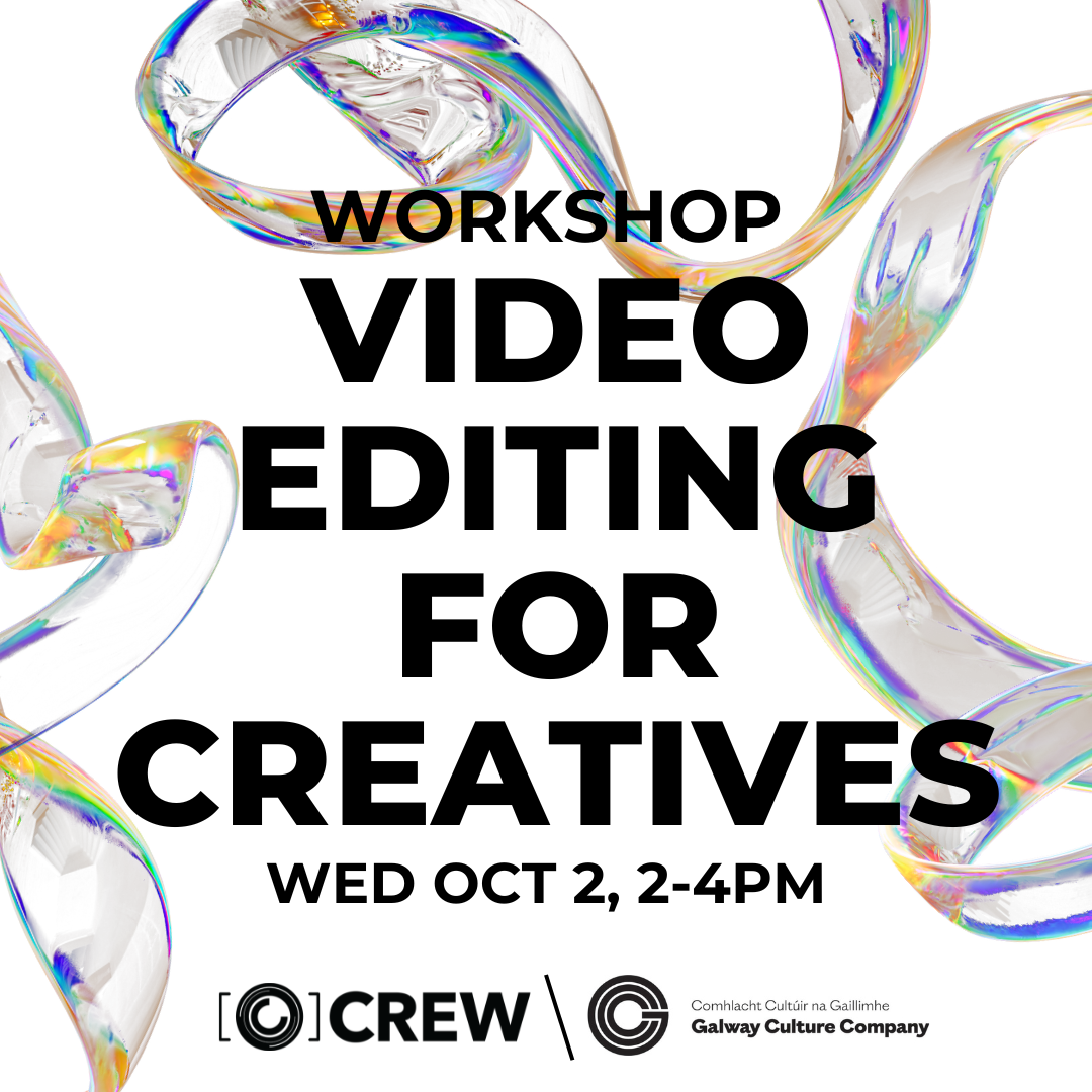 Introduction to Video Editing for Creative Entrepreneurs • CREW